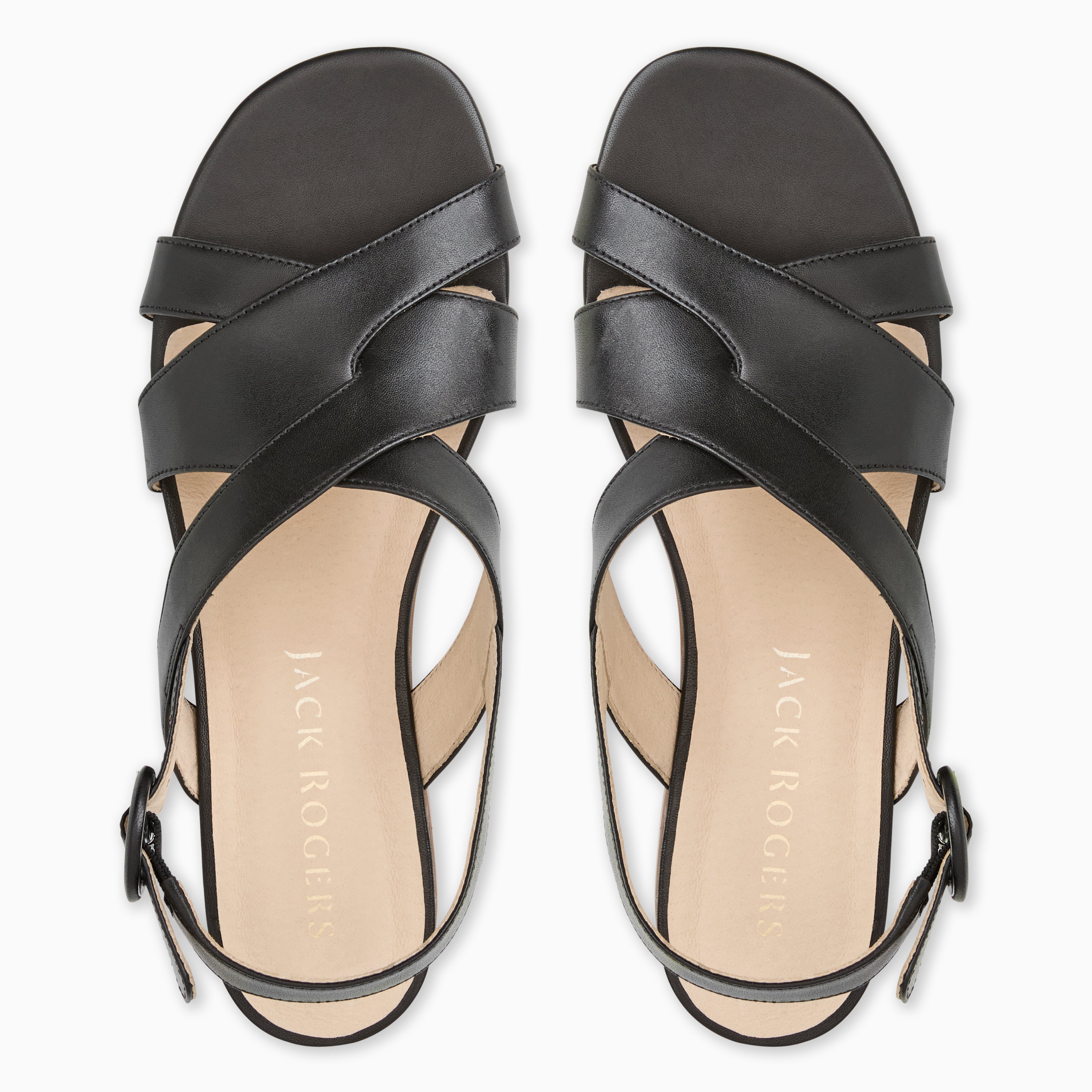 Jack Rogers Erin Sandal | Vachetta | Black – Jack Rogers USA