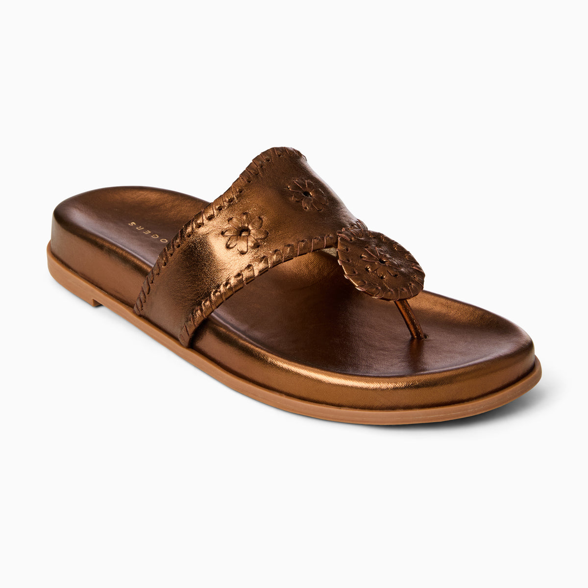 Jack Rogers Jacks Sport Sandal in Metallic Bronze – Comfortable Leather ...