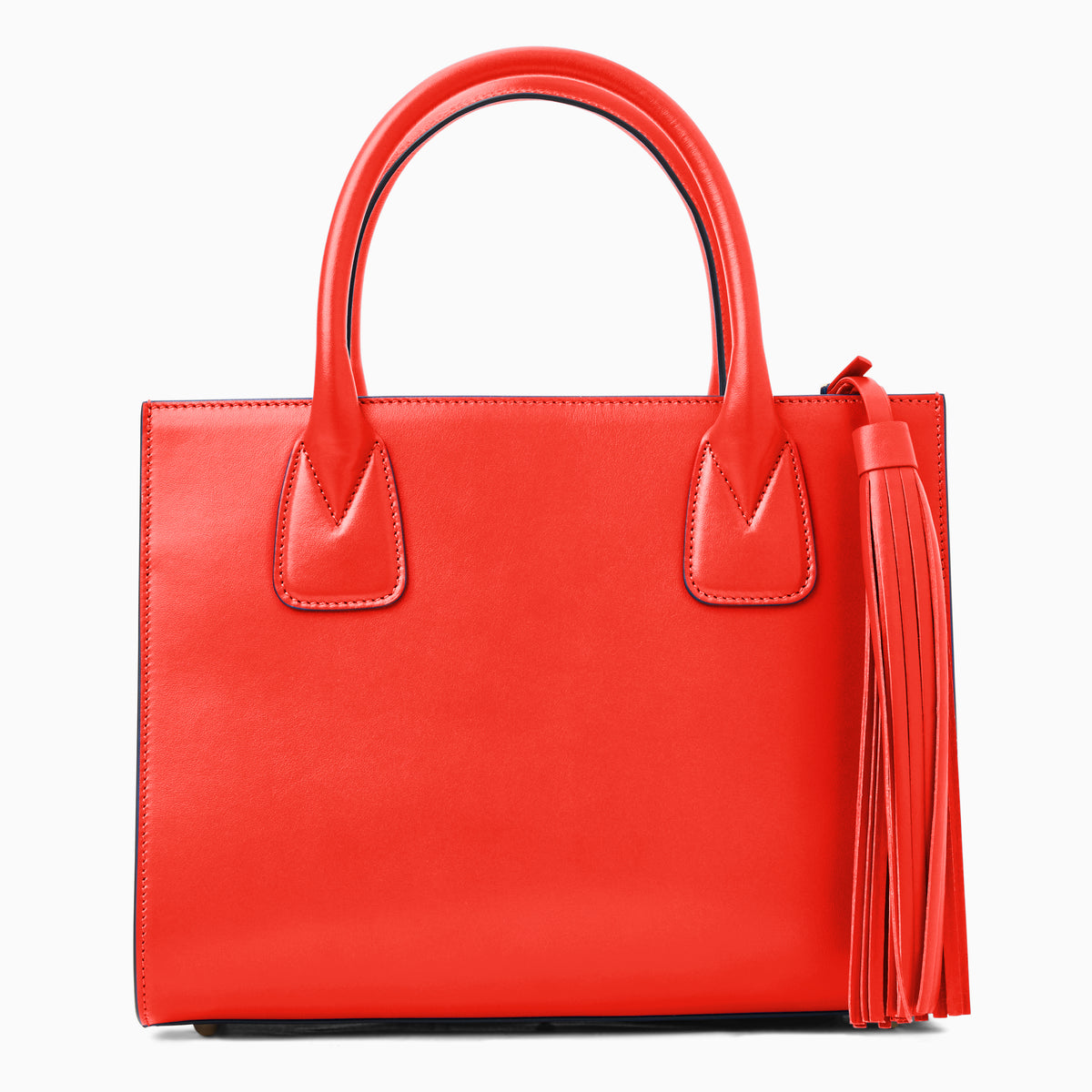 Jack Rogers Angelini Tote — Coral Italian Leather, Made in Italy – Jack ...
