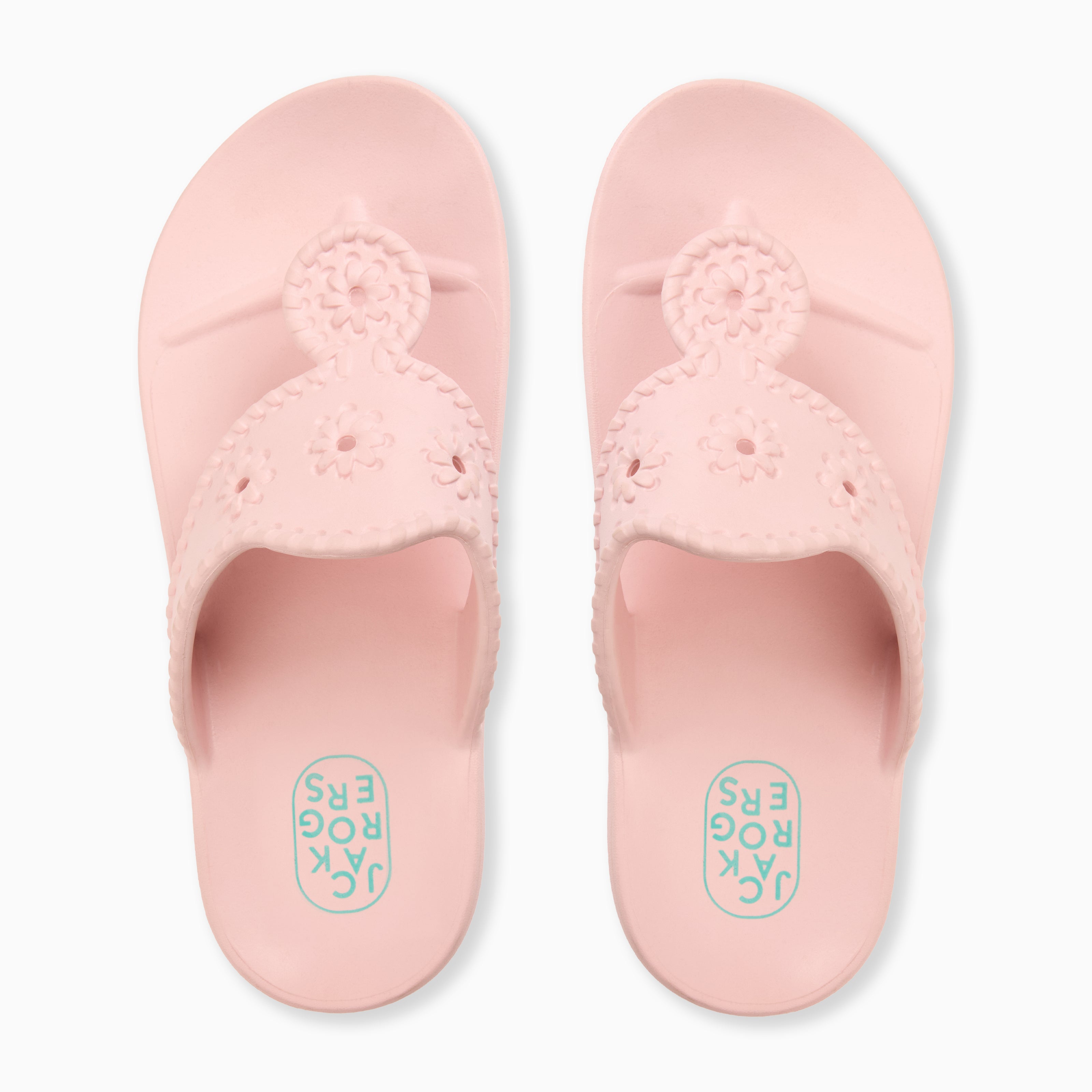 Jack Rogers Eva Beach Sandal – Pale Pink Waterproof Thong Sandal – Jack ...