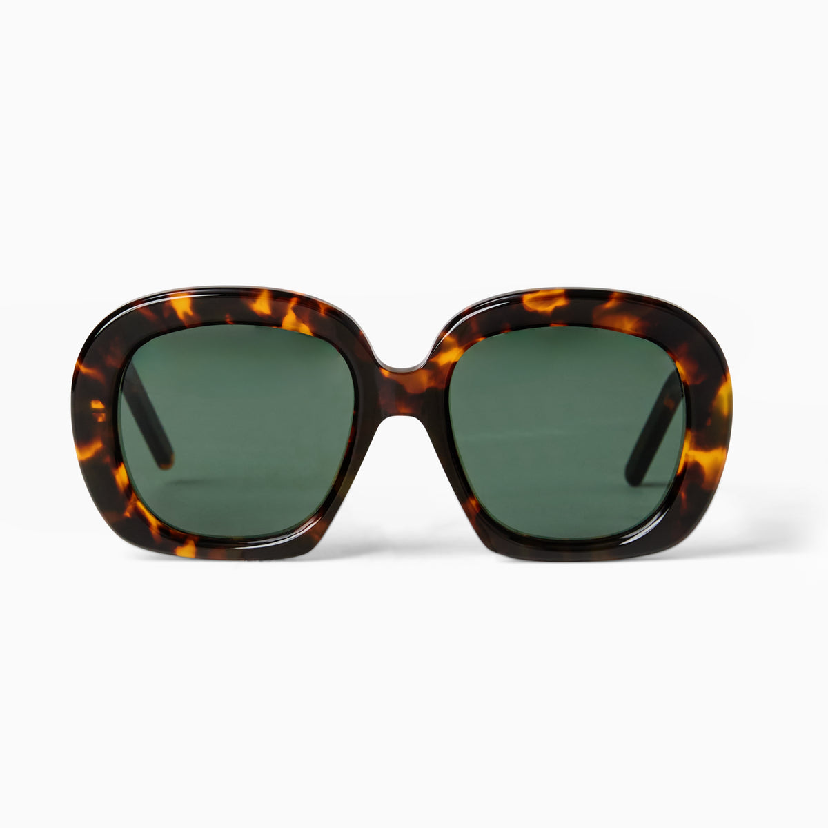 Emanuella Oversized Square Frame Sunglasses | Tortoise Shell Square ...